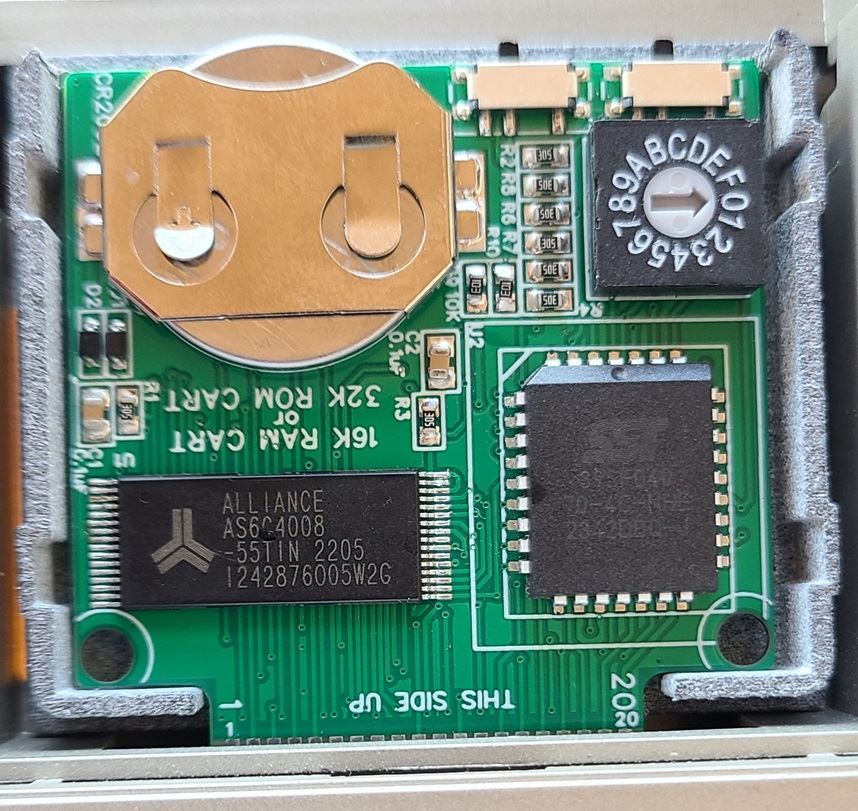 Soigeneris - your resource for hi-tech hobbies. TI CC-40 RAM/ROM card